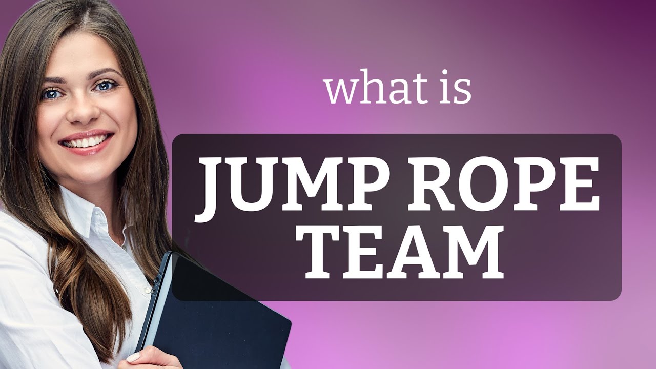 Jump Rope Team: A Fun Way to Learn English - YouTube