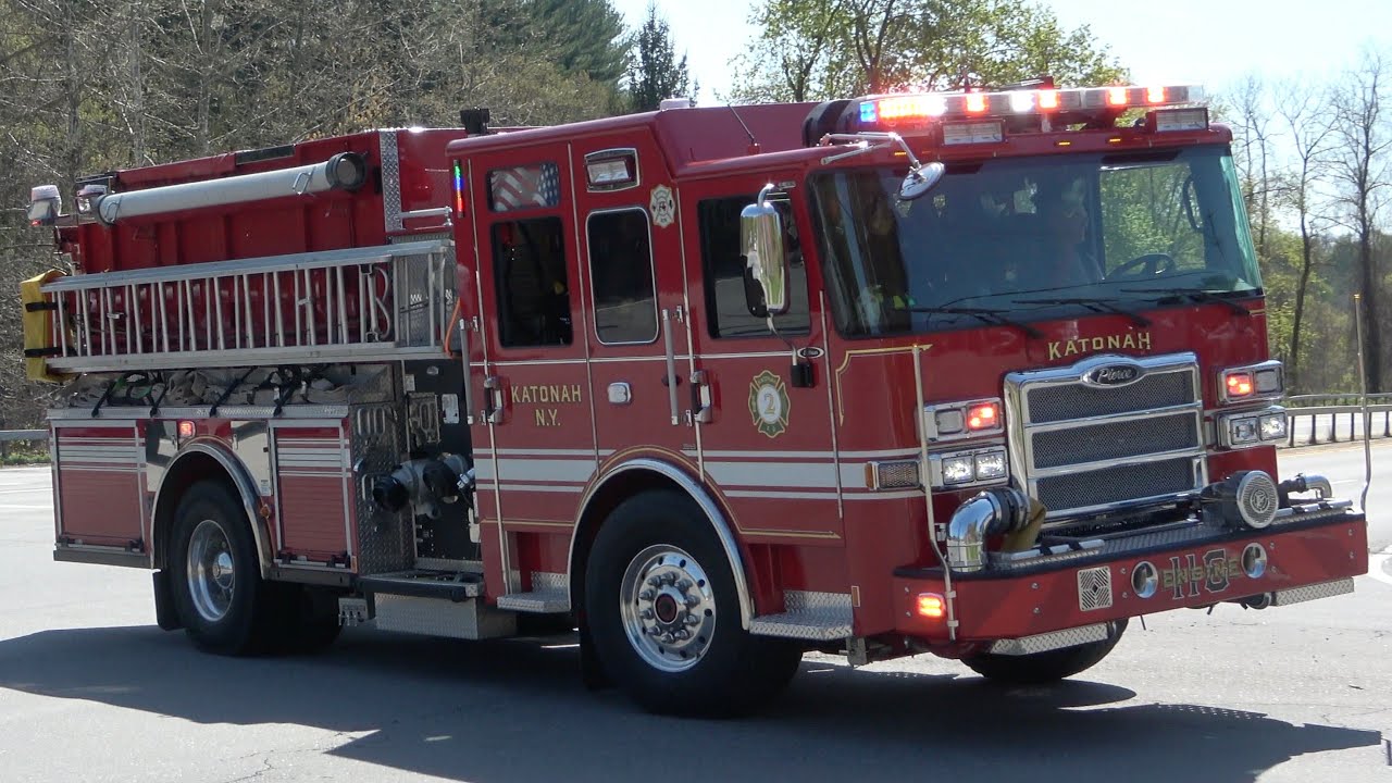 Katonah FD Engine 116 Responding - YouTube