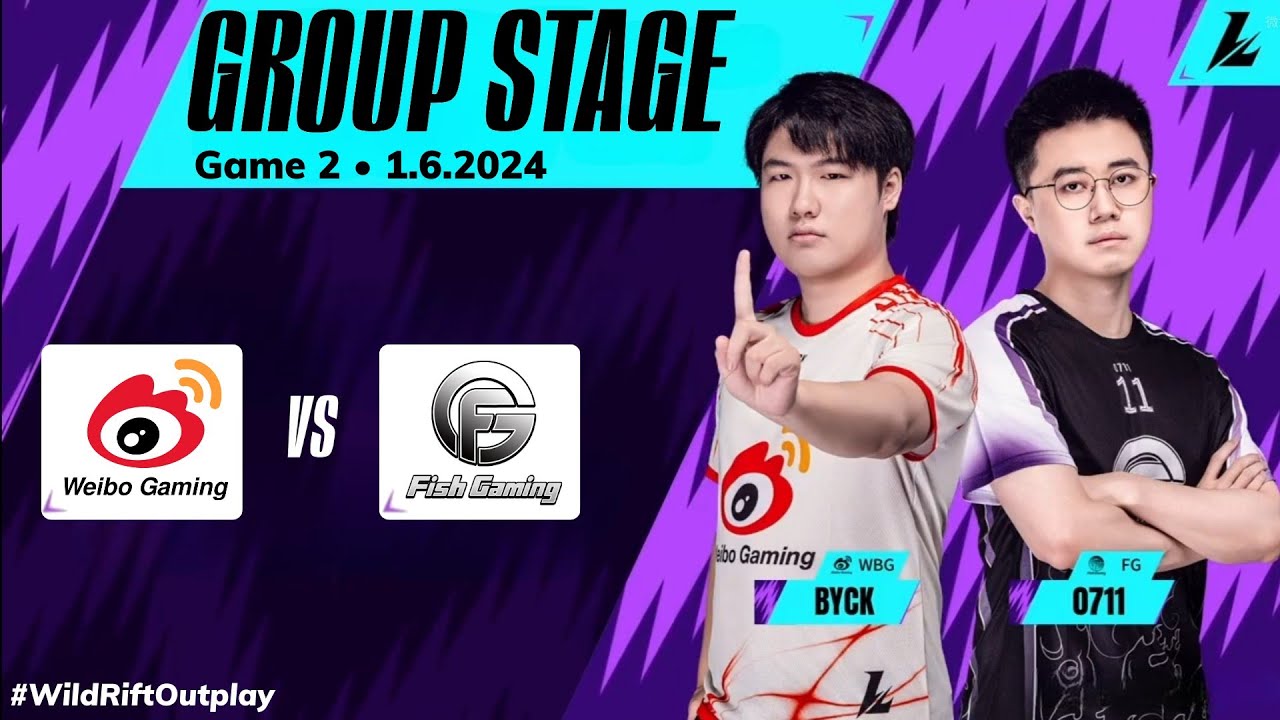 WBG vs. FG • Game 2 (Bo3) | Group Stage | WSL Summer 2024 - YouTube