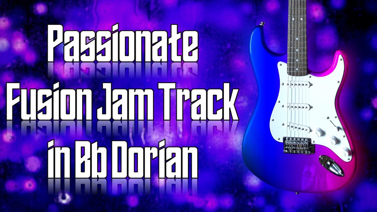 Passionate Fusion Jam Track in Bb Dorian 🎸 Guitar Backing Track - YouTube