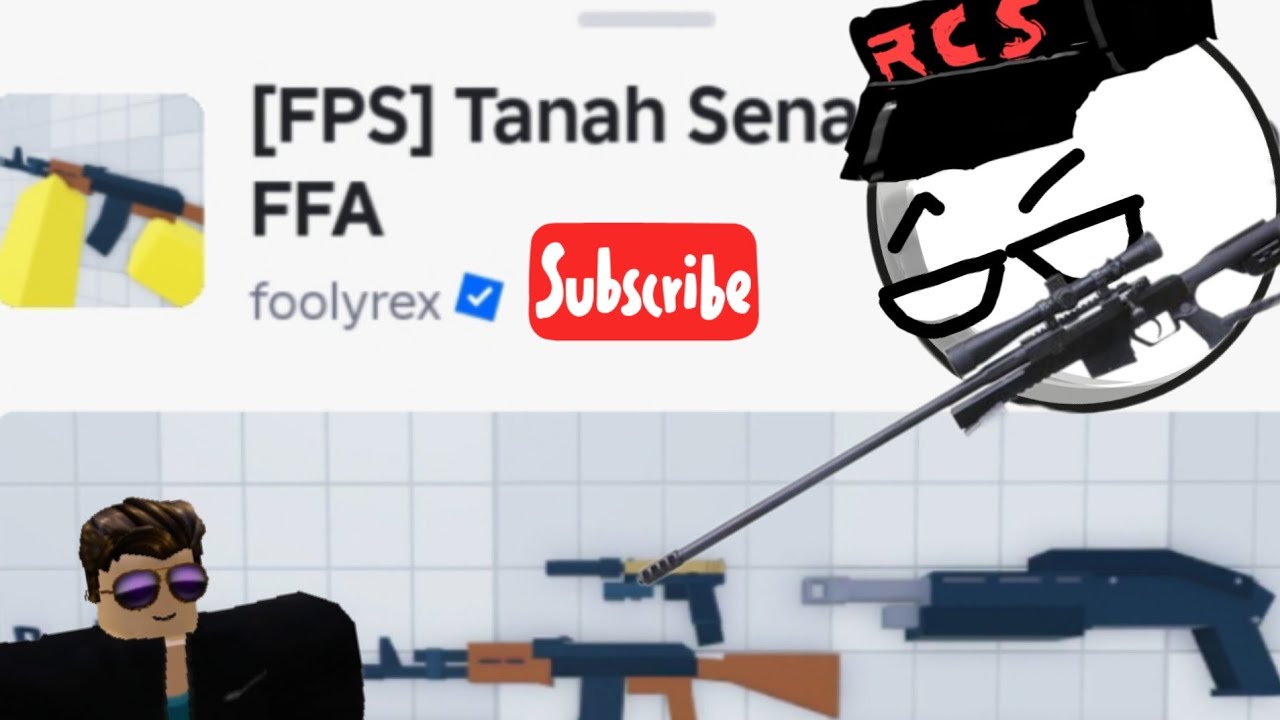 Gw main game [FPS] Tanah Senapan FFA di Roblox! || Part 1 - YouTube