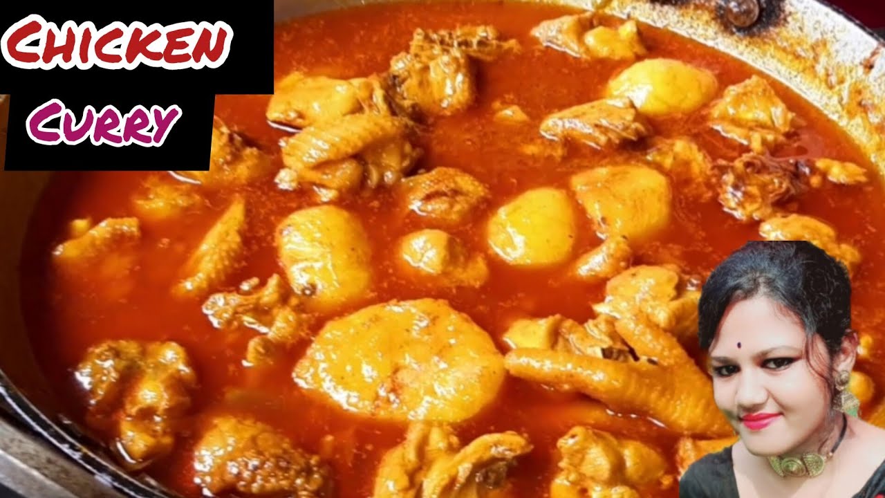 আলু দিয়ে মুরগির ঝোল Bengali Style Chicken Aloo Jhol Recipe Easy