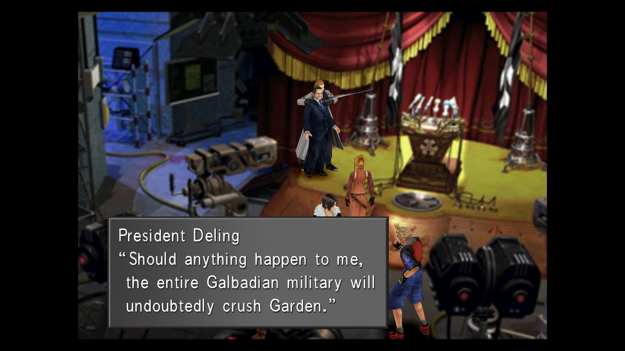 Final Fantasy VIII Remastered - Ep.5 - President Deling and The ...