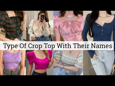 Type Of Crop Top With Their Names/ FiziPointFashion 2022 - YouTube