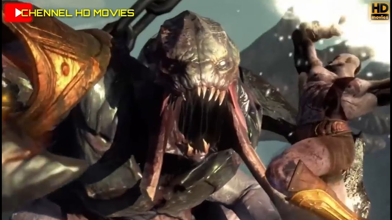 Kratos Vs Giant Monster Titan Fight Scene !!! - YouTube