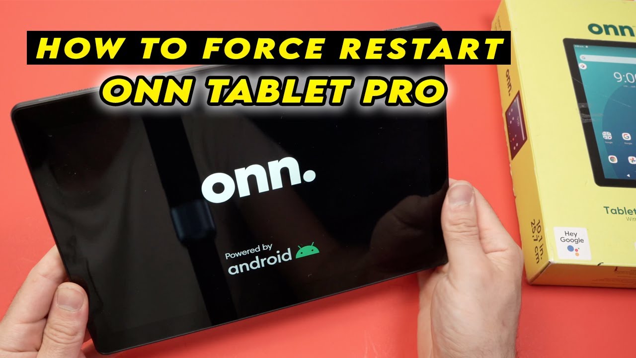 Onn Tablet Pro: How to Force Restart - YouTube