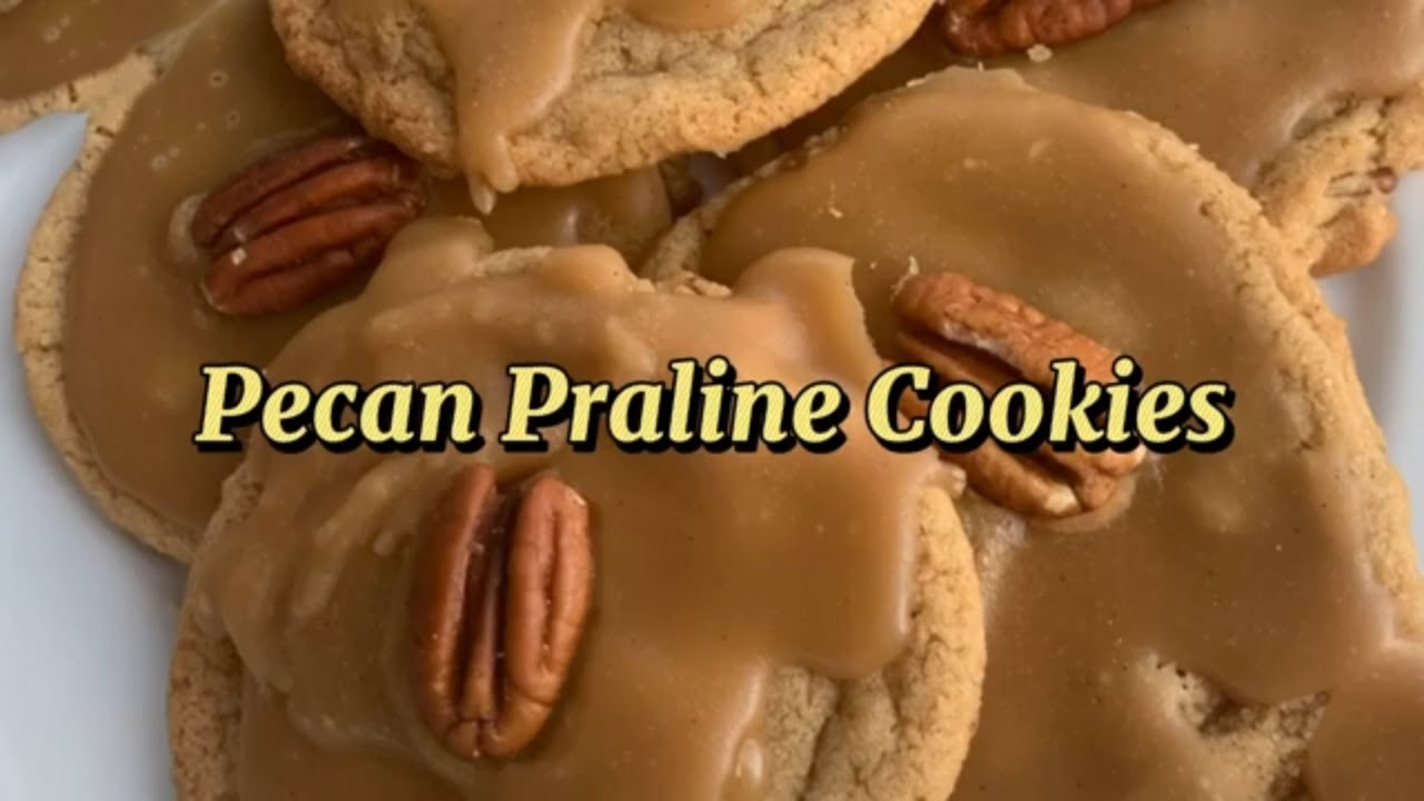 Southern Pecan Praline Cookies - YouTube