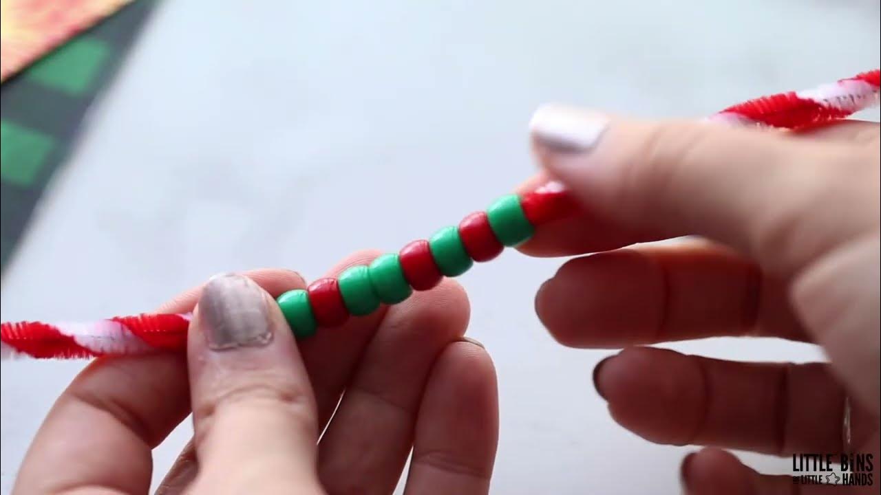 Candy Cane Binary Code Ornaments - YouTube