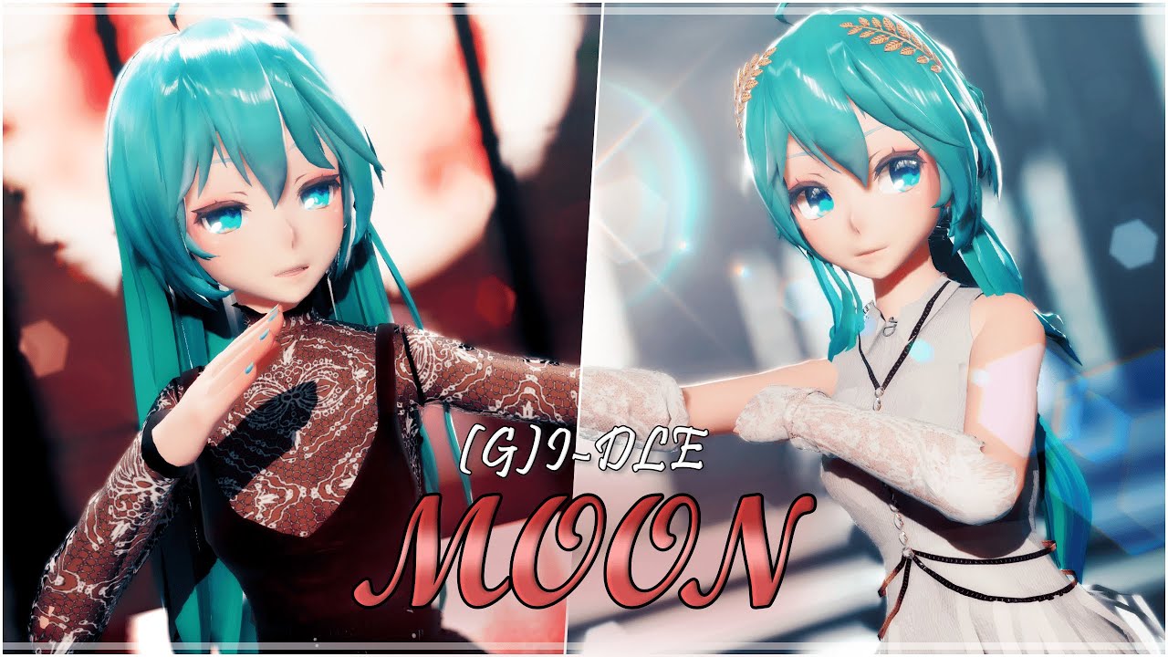 【MMD】 (G)I-DLE (여자)아이들 - MOON [4K/60FPS] - YouTube