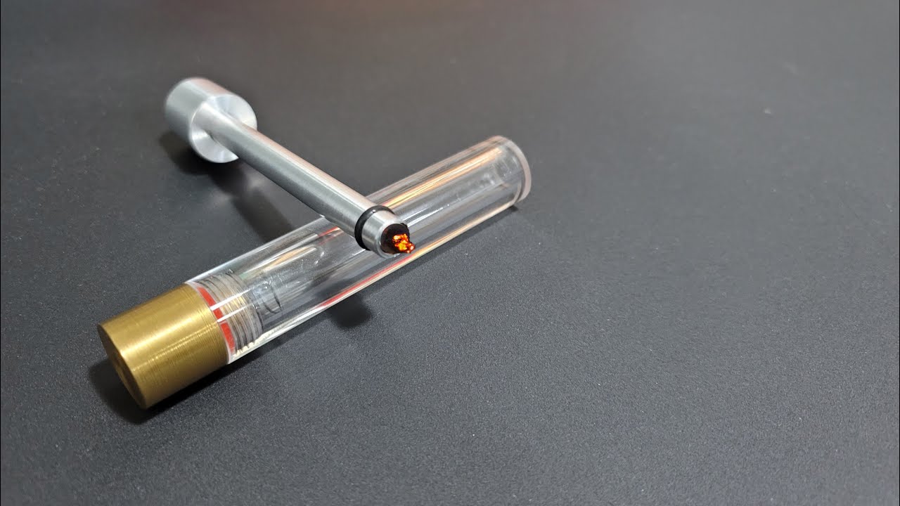 [제작] 누르면 불나옴 (Acrylic Fire Piston) - YouTube