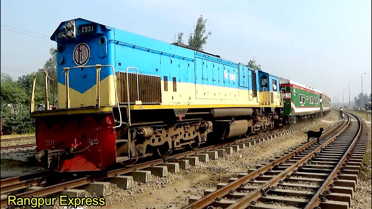 Rangpur Express in New Indonesia Made PT Inka Rake Entering Bangabandhu ...
