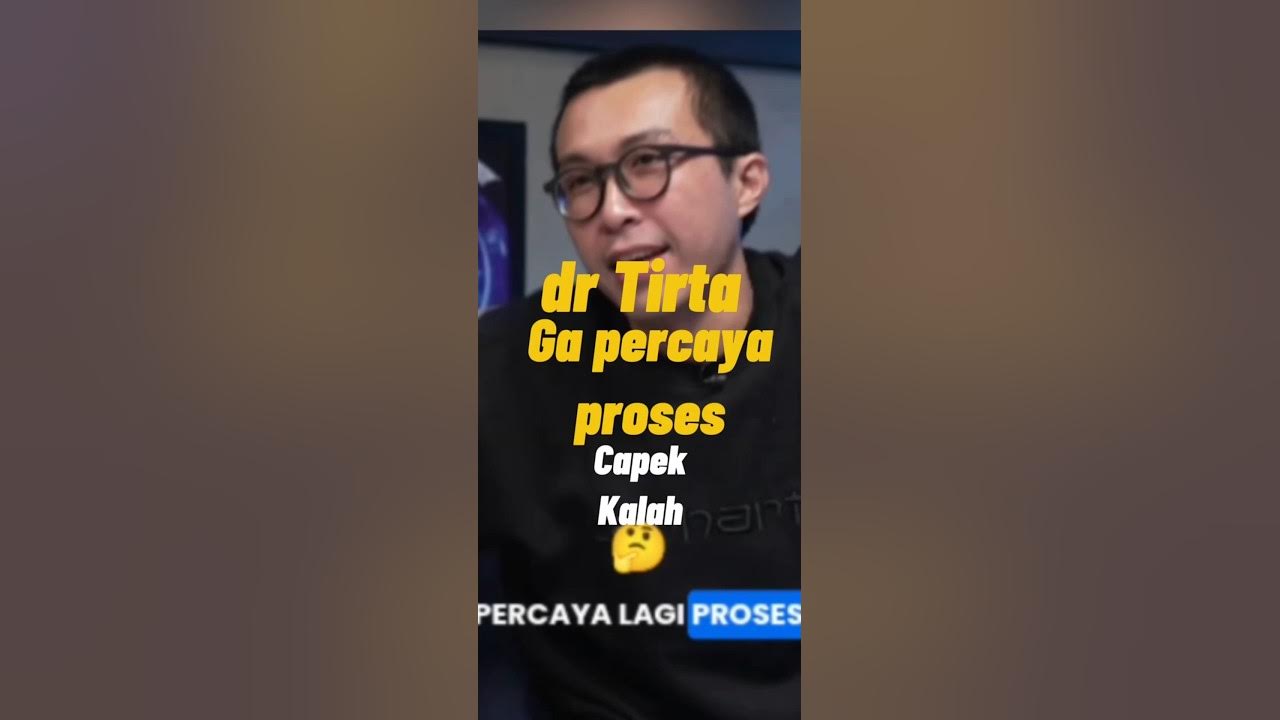 Dr Tirta 'Ga percaya lagi proses ‼️ #timnas - YouTube