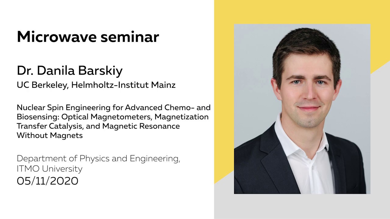 Nuclear Spin Engineering for Advanced Chemoand Biosensing | Dr. Danila ...