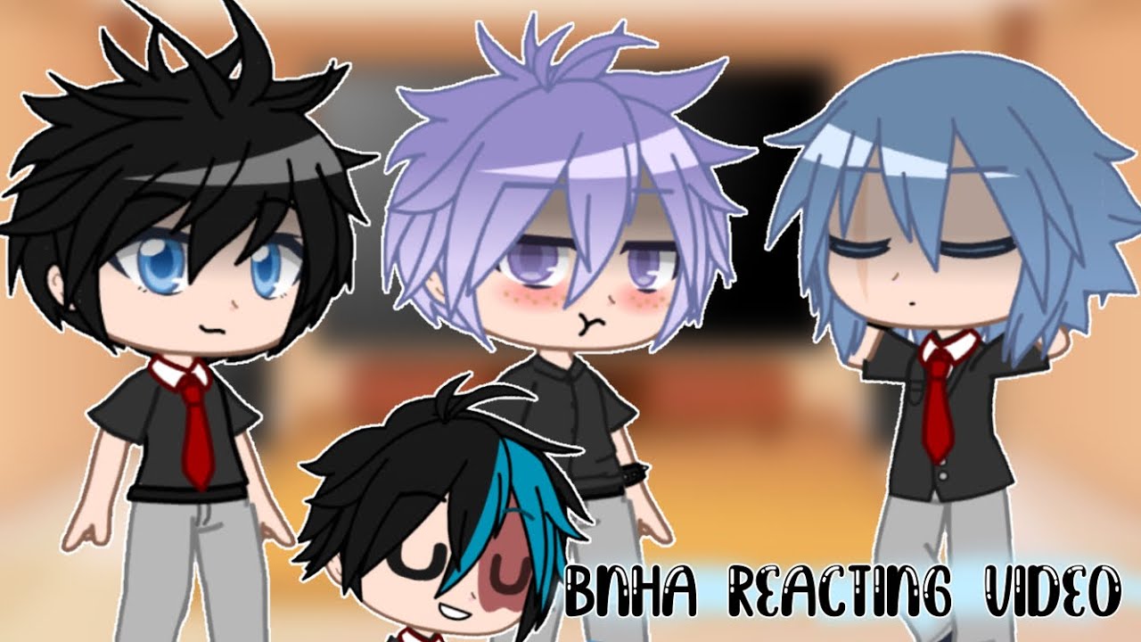 Inverted au react to orginal | BNHA Reacting video - YouTube