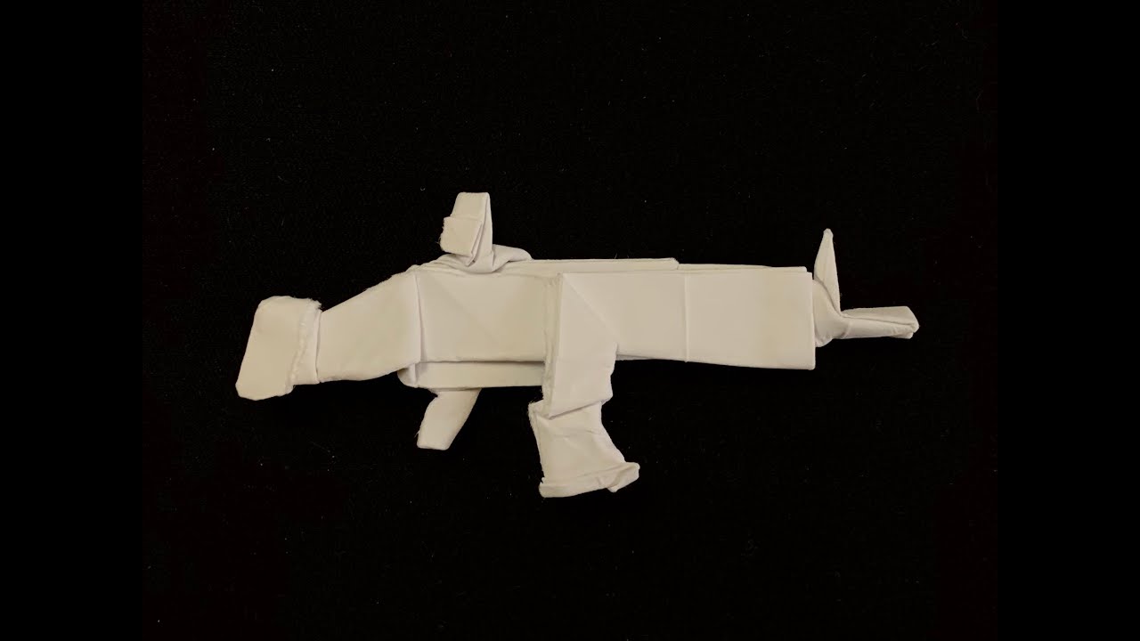 origami fortnite scar - YouTube