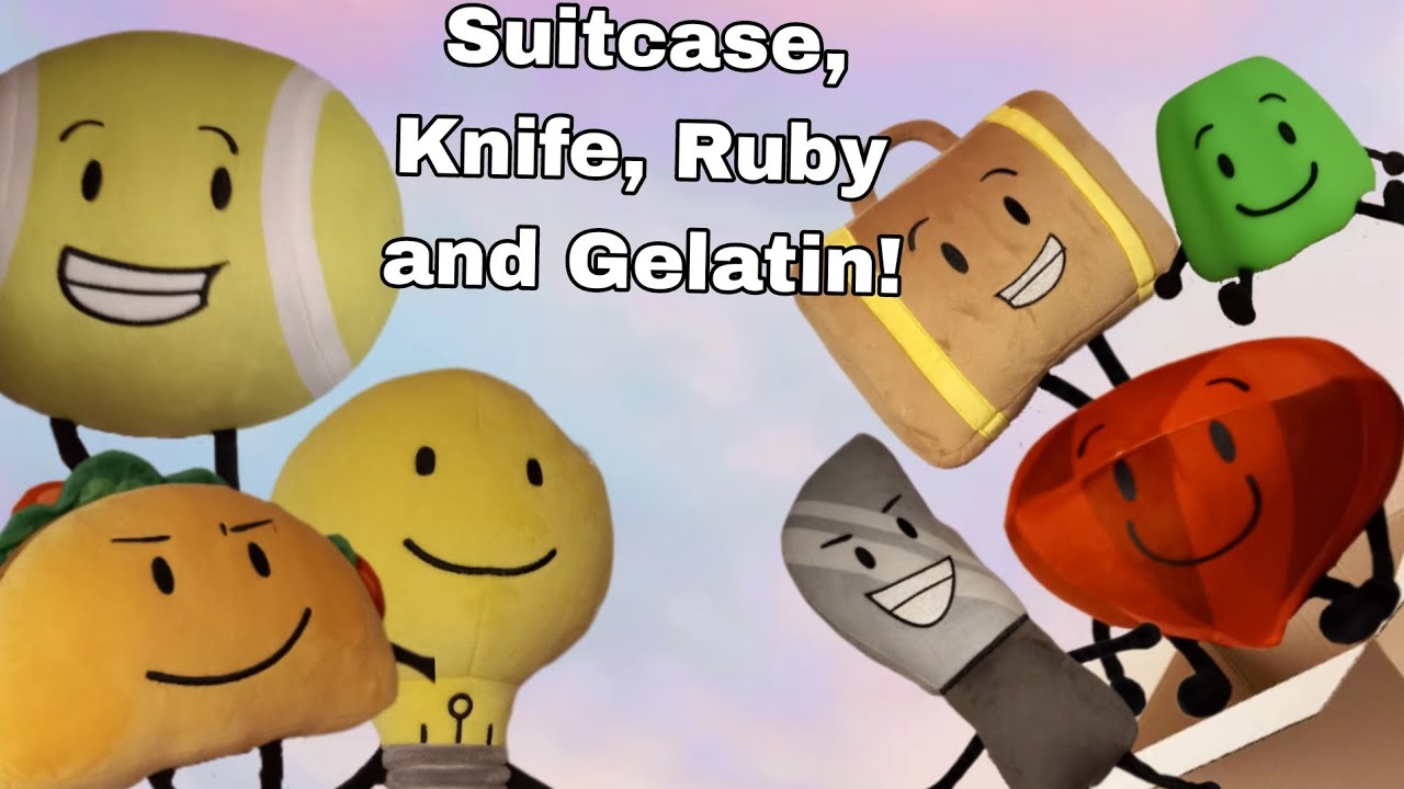 OSC Plush: Suitcase, Knife, Ruby and Gelatin! - YouTube