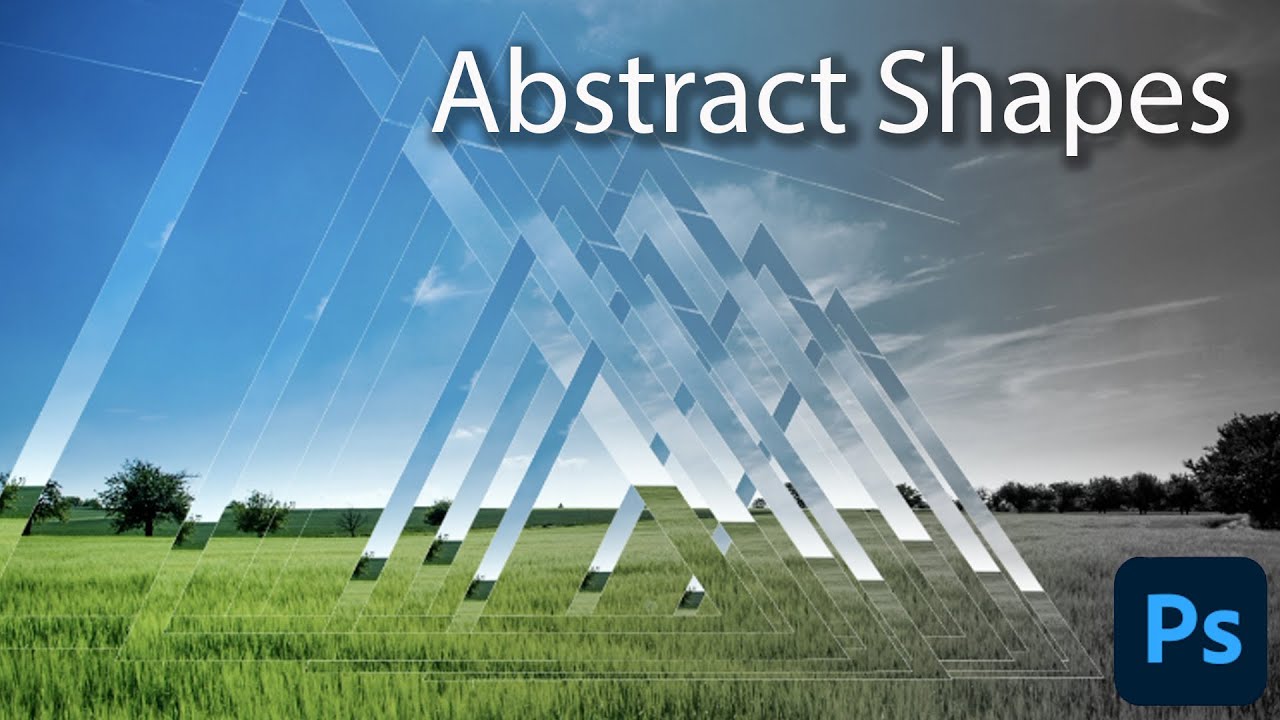 Abstract Shapes in the Landscape | Photoshop Tutorials - YouTube