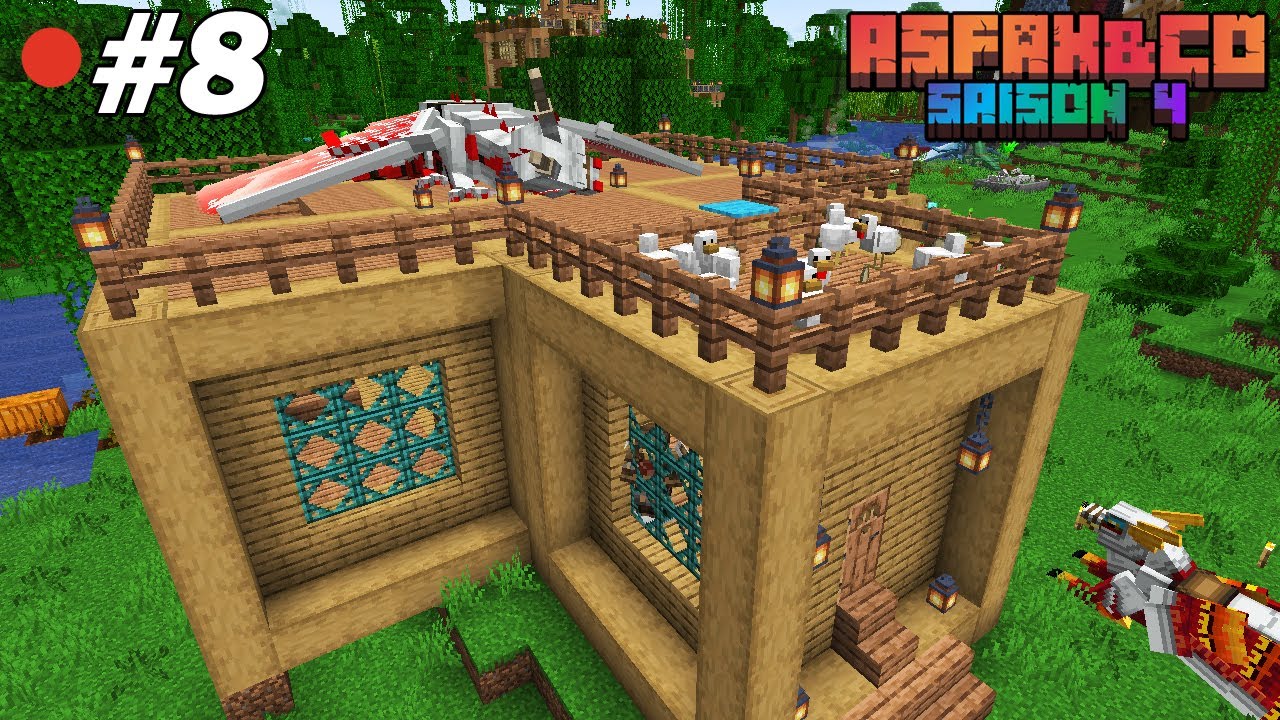 On va agrandir la maison ! Minecraft Asfax & Co S4 Ep8 - YouTube