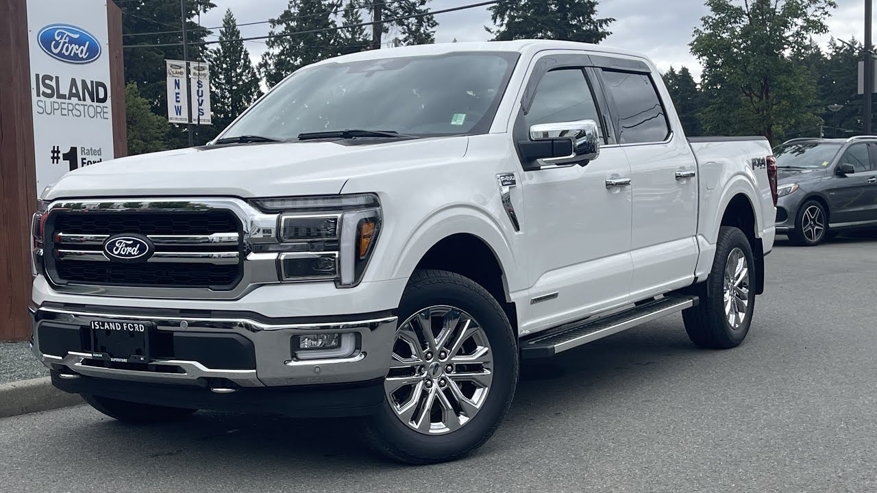 2024 Ford F-150 LARIAT + PowerBoost, Moonroof, Nav Review | Island Ford ...