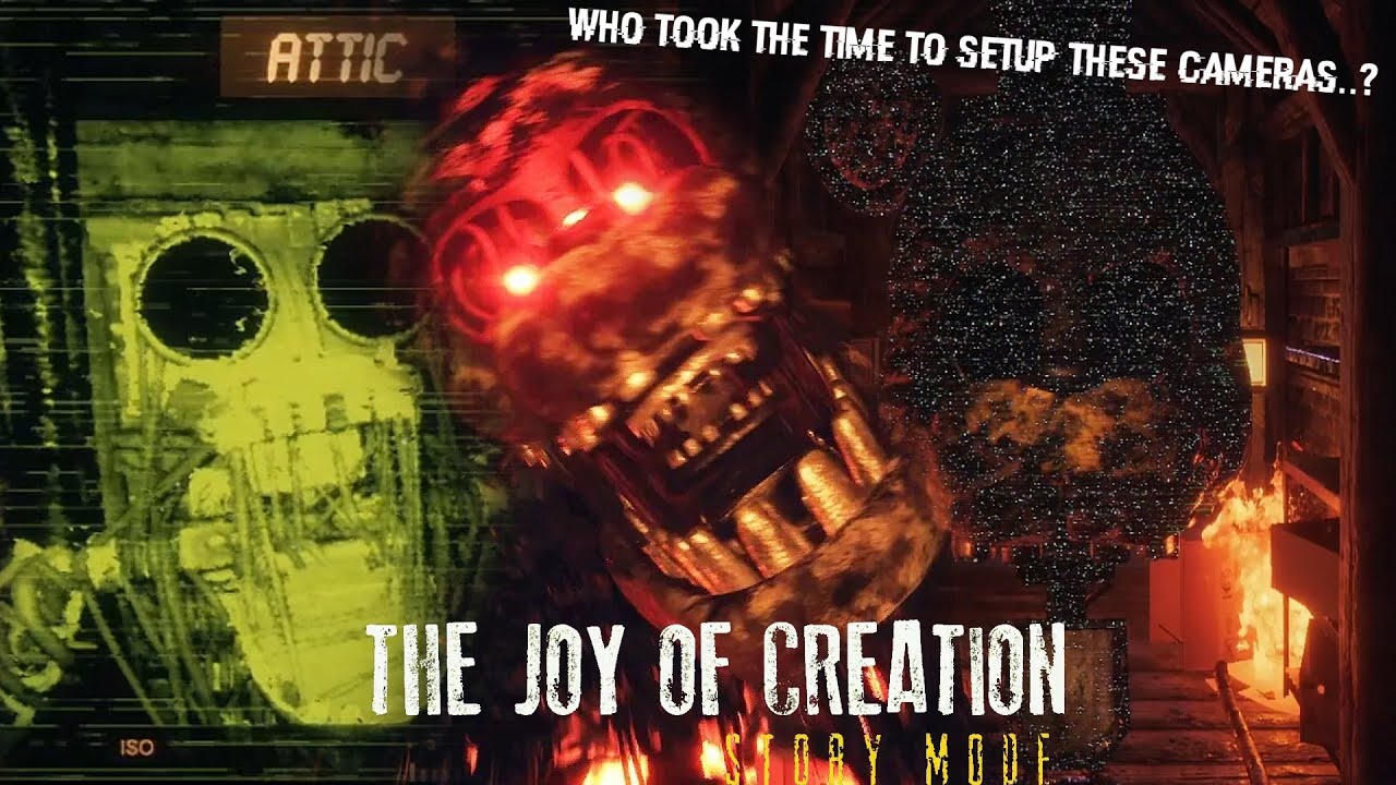 Suffering Within The Attic in The Joy of Creation Story Mode - YouTube