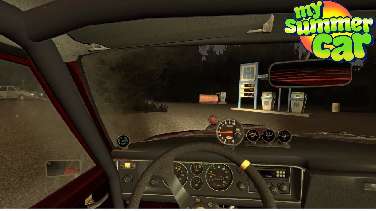 ( My summer car ) Fui simular uma corrida olha o que deu - YouTube