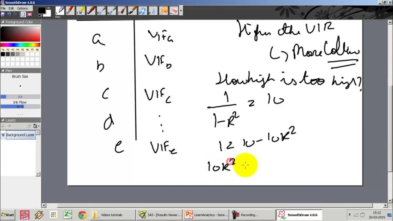 5. Detecting Multicollinearity in Regression using VIF - YouTube