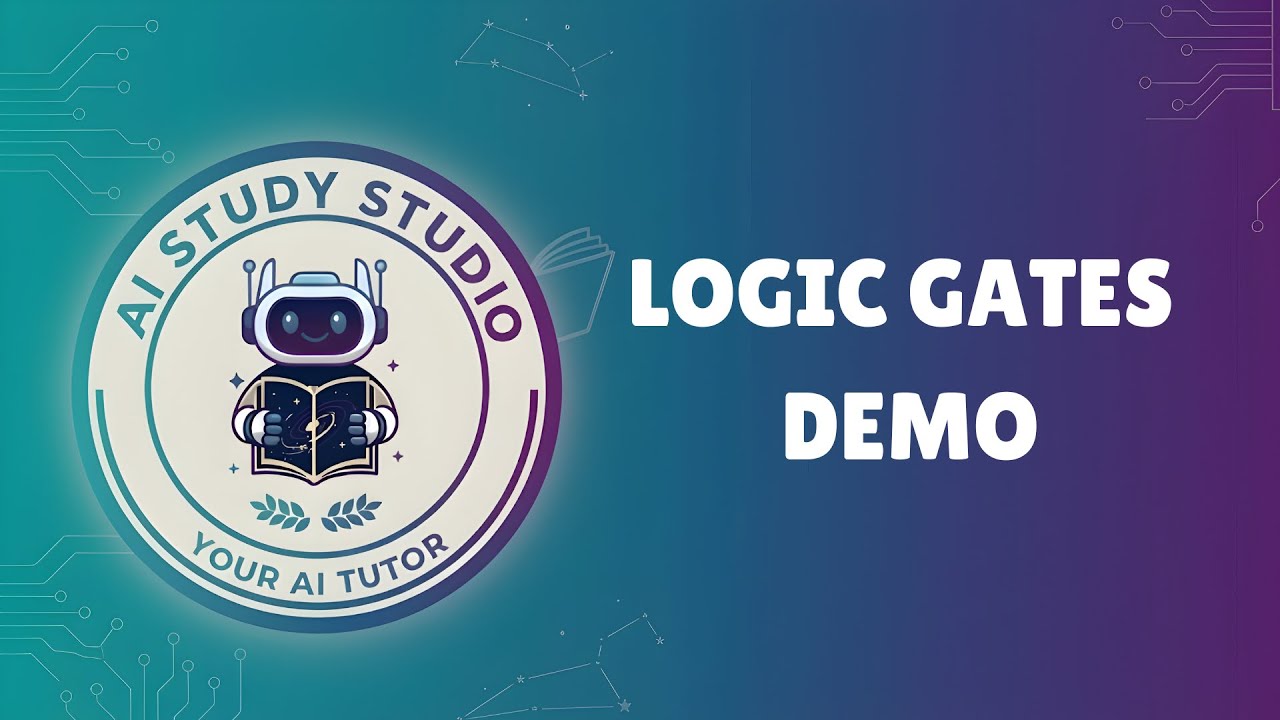 AI Study Studio - Logic Gates Demo - YouTube