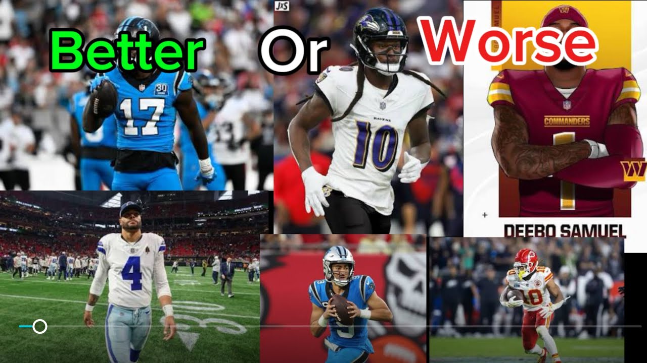 Top nfl players that are getting better or worse next season ##brainrot ...