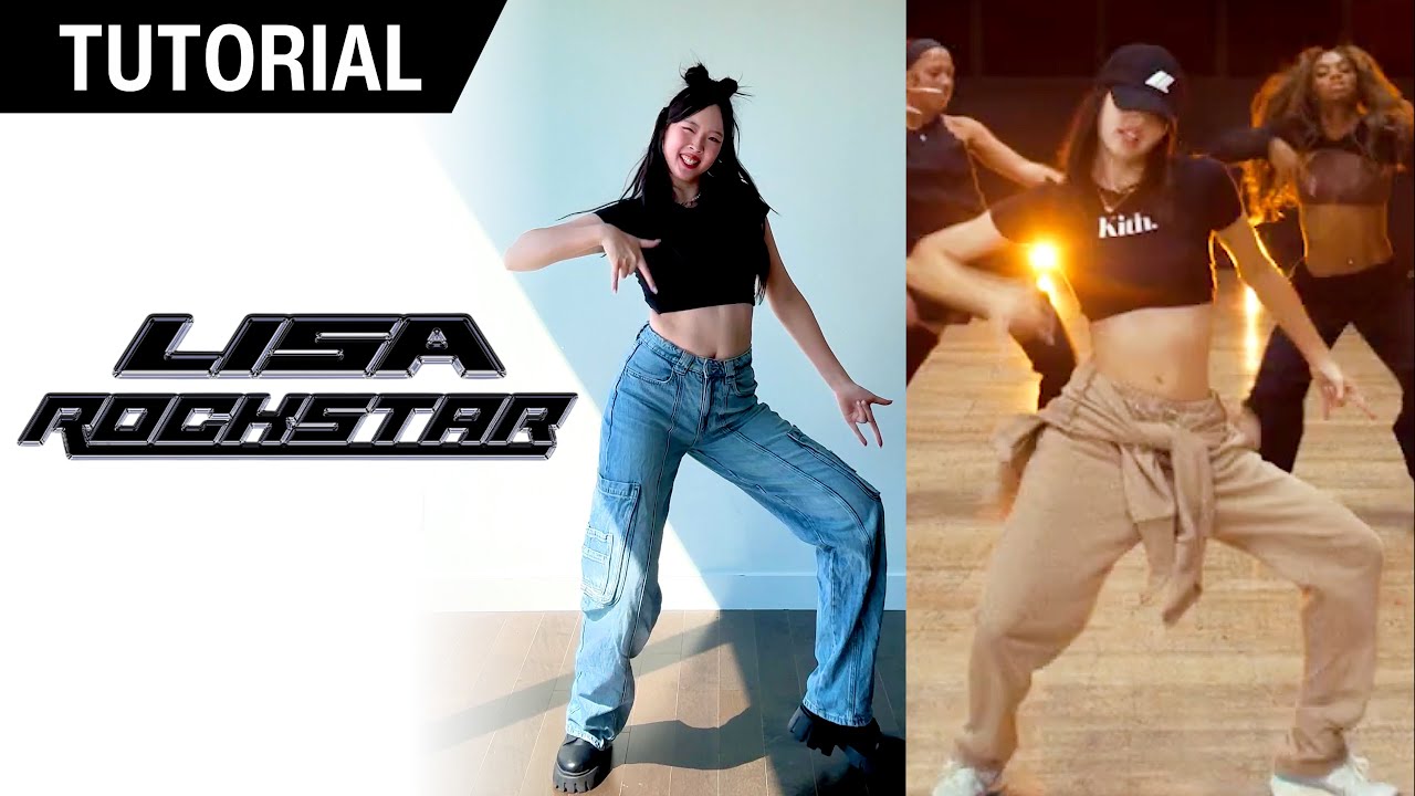 LISA 'ROCKSTAR' Mirrored Dance Tutorial with Explanations | Jing Huang ...