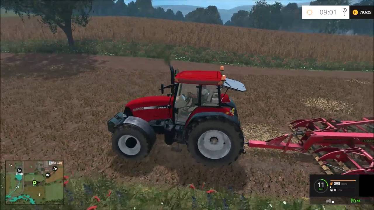 Farming Simulator 15 - Case Maxxum 190 - YouTube