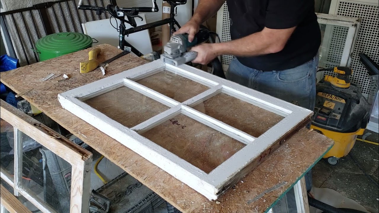 Paint Shaver to Steam Stripper. How to Get the Glass Out of a Sash ...