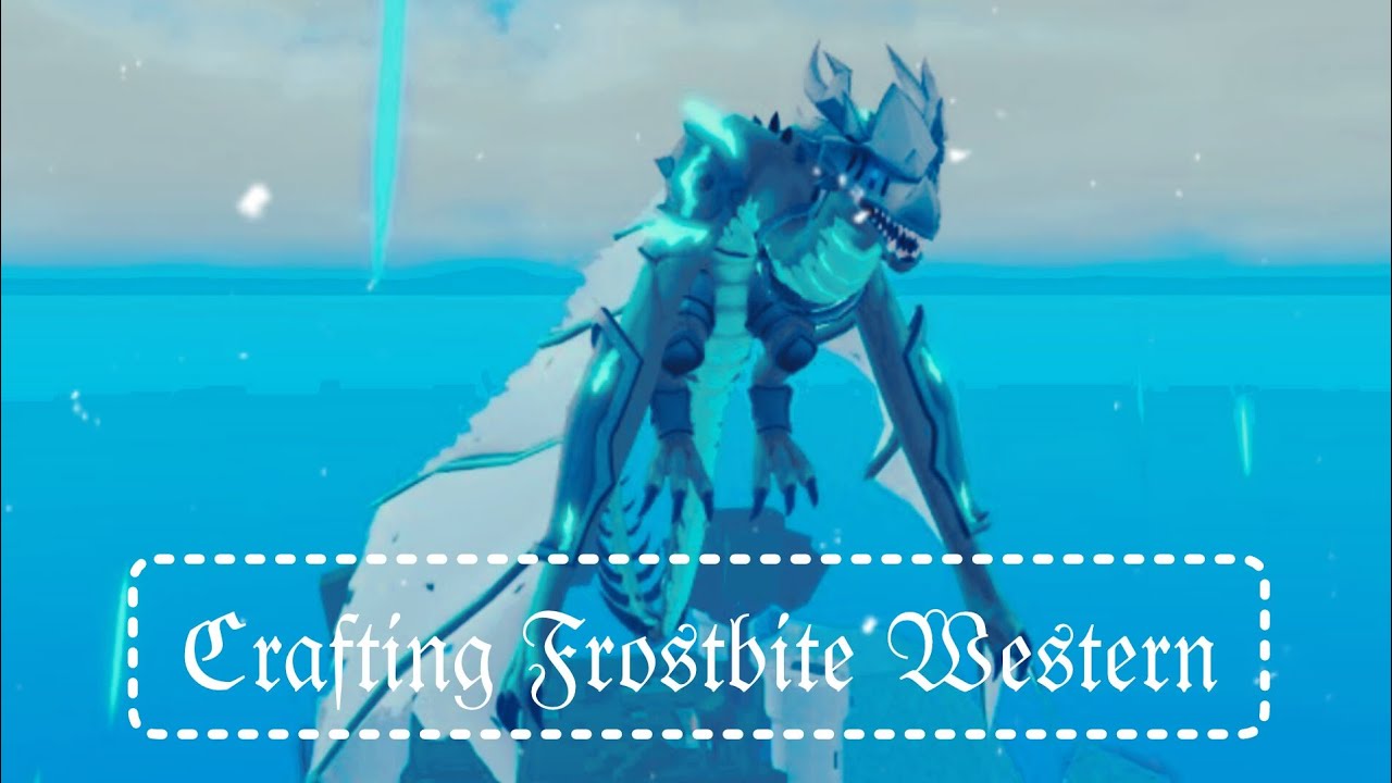 I crafted frostbite skin for western dragon 🐉!!! - YouTube
