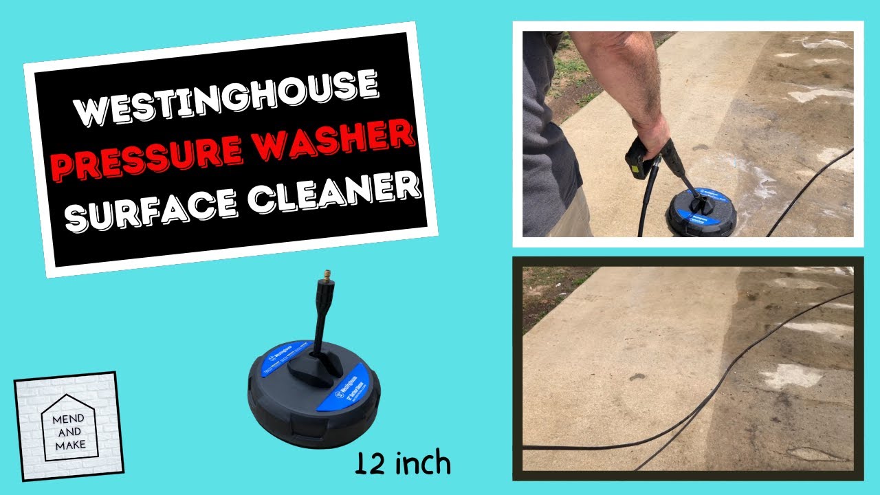 Westinghouse Pressure Washer Surface Cleaner 12 inch - YouTube