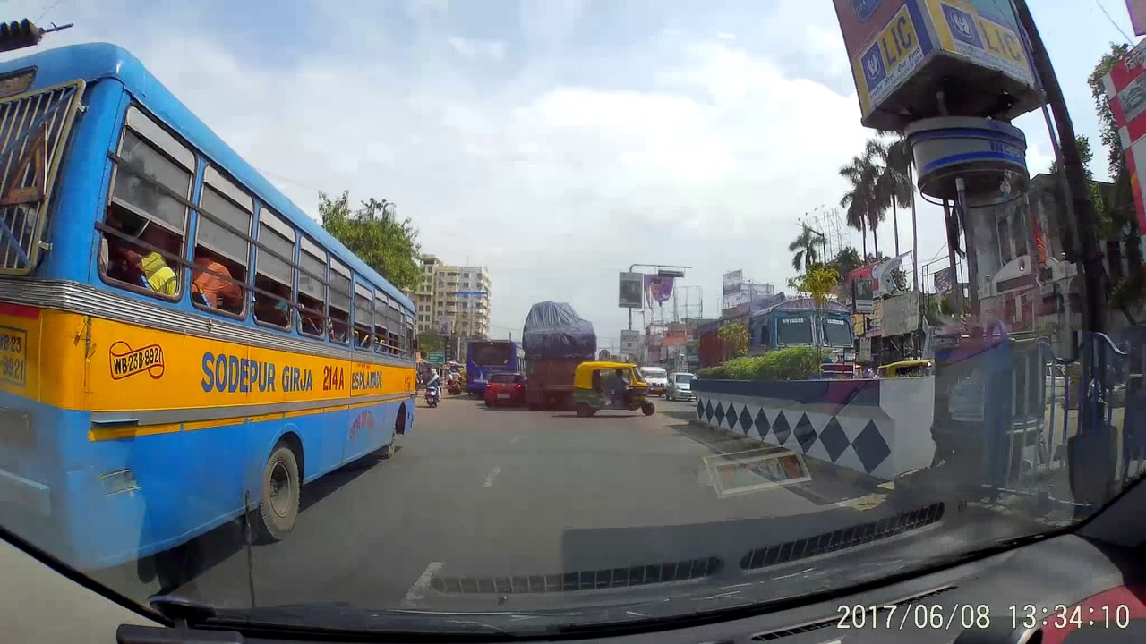 B.T Road - From Barrackpore Towards Dunlop & Baranagar Area - Dash Cam ...