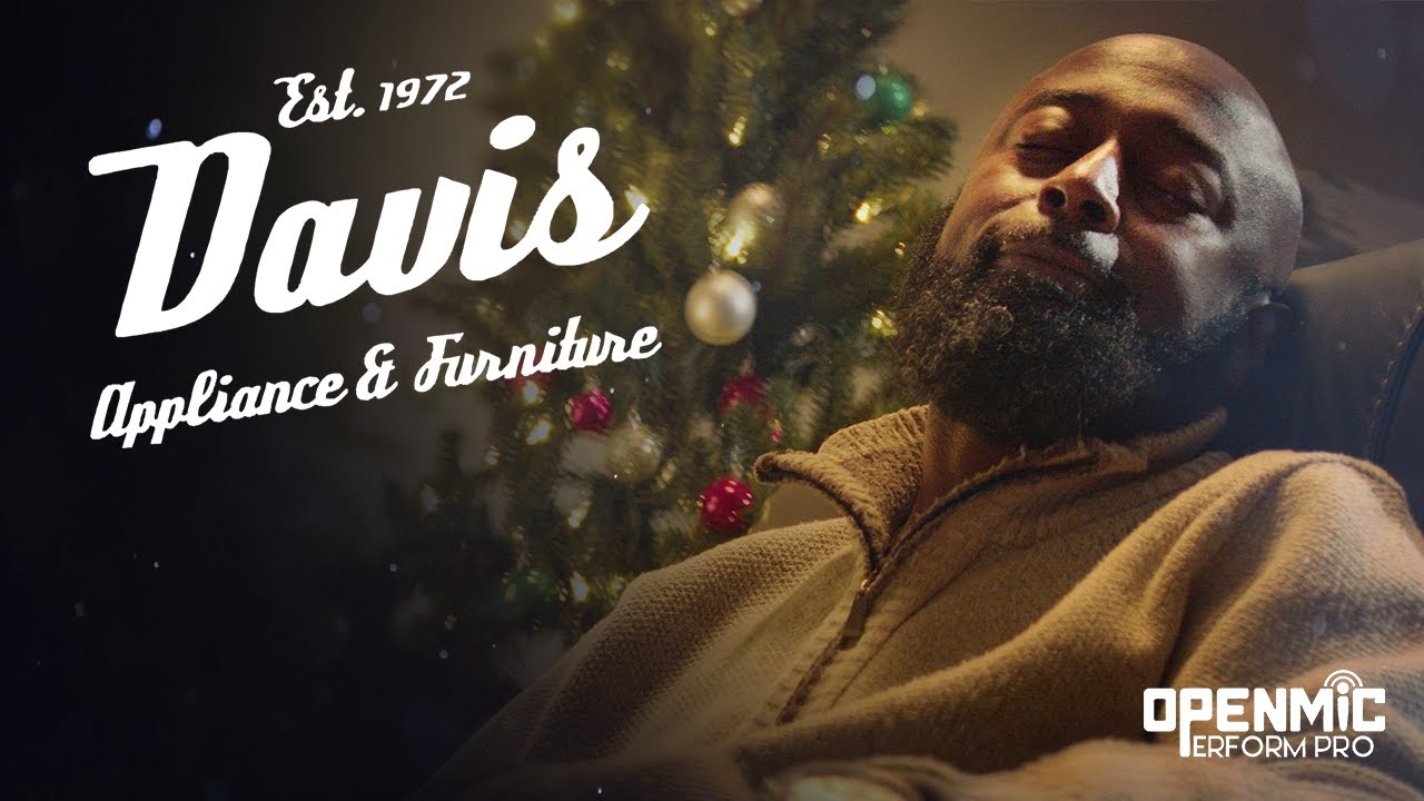 Davis Christmas Ad - The Perfect Couch | OpenMic Perform Pro - YouTube