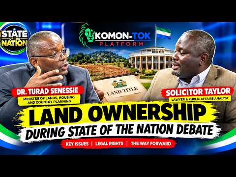 State of the Nation: Solicitor Taylor and Minister Turad Clash Over Land Ownership.
