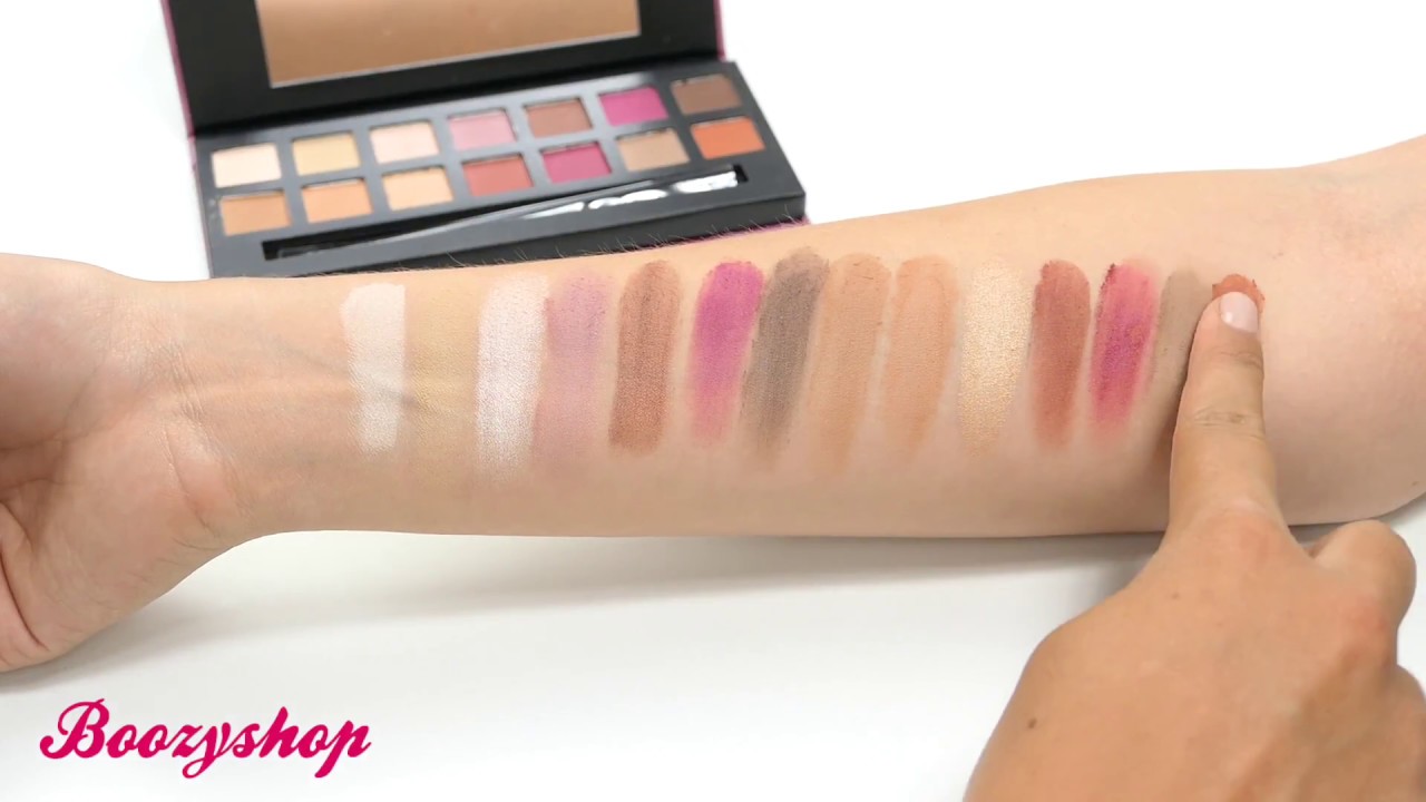 W7 Delicious Natural & Berry Eyeshadow palette - YouTube