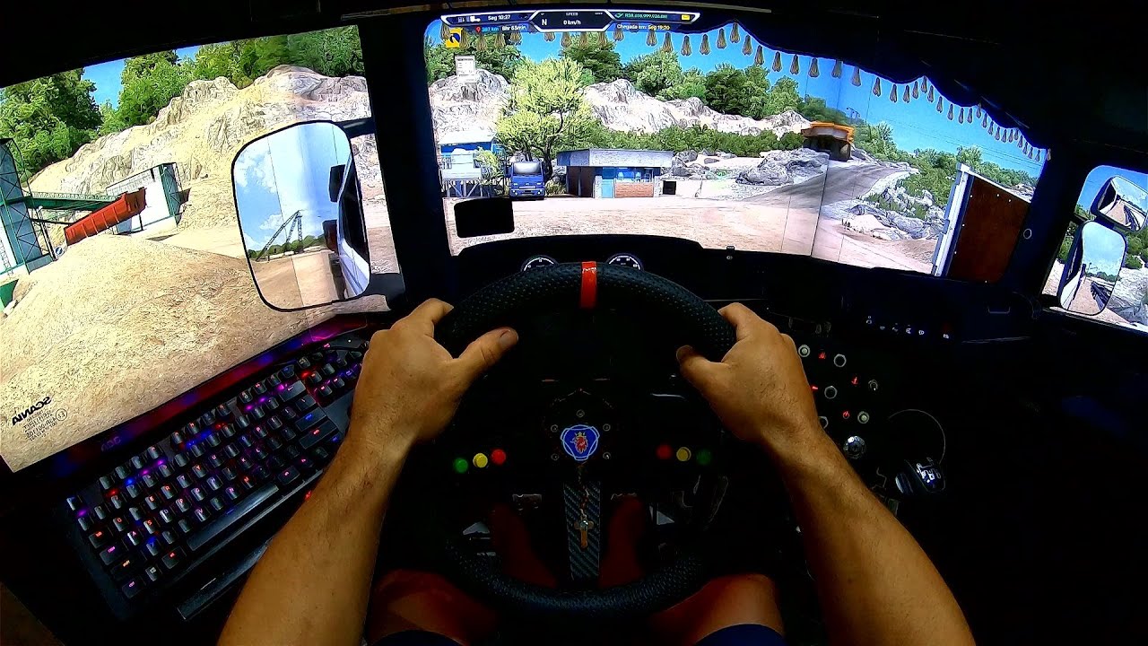 EURO TRUCK SIMULATOR 2 - SIMULAÇÃO EXTREMA NO COCKPIT | VIAGEM REALISTA ...