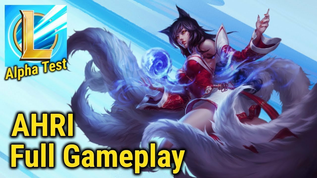 League of Legends Wild Rift gameplay AHRI - YouTube
