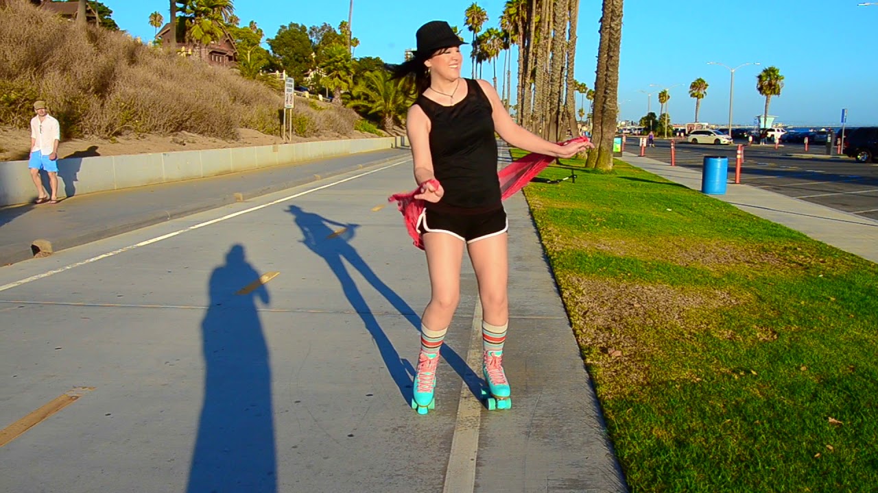Tina Monti - Roller Skating - YouTube