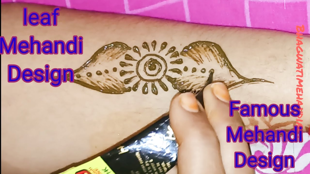 leaf mehandi design|art|latest mehandi design|new mehandi design ...