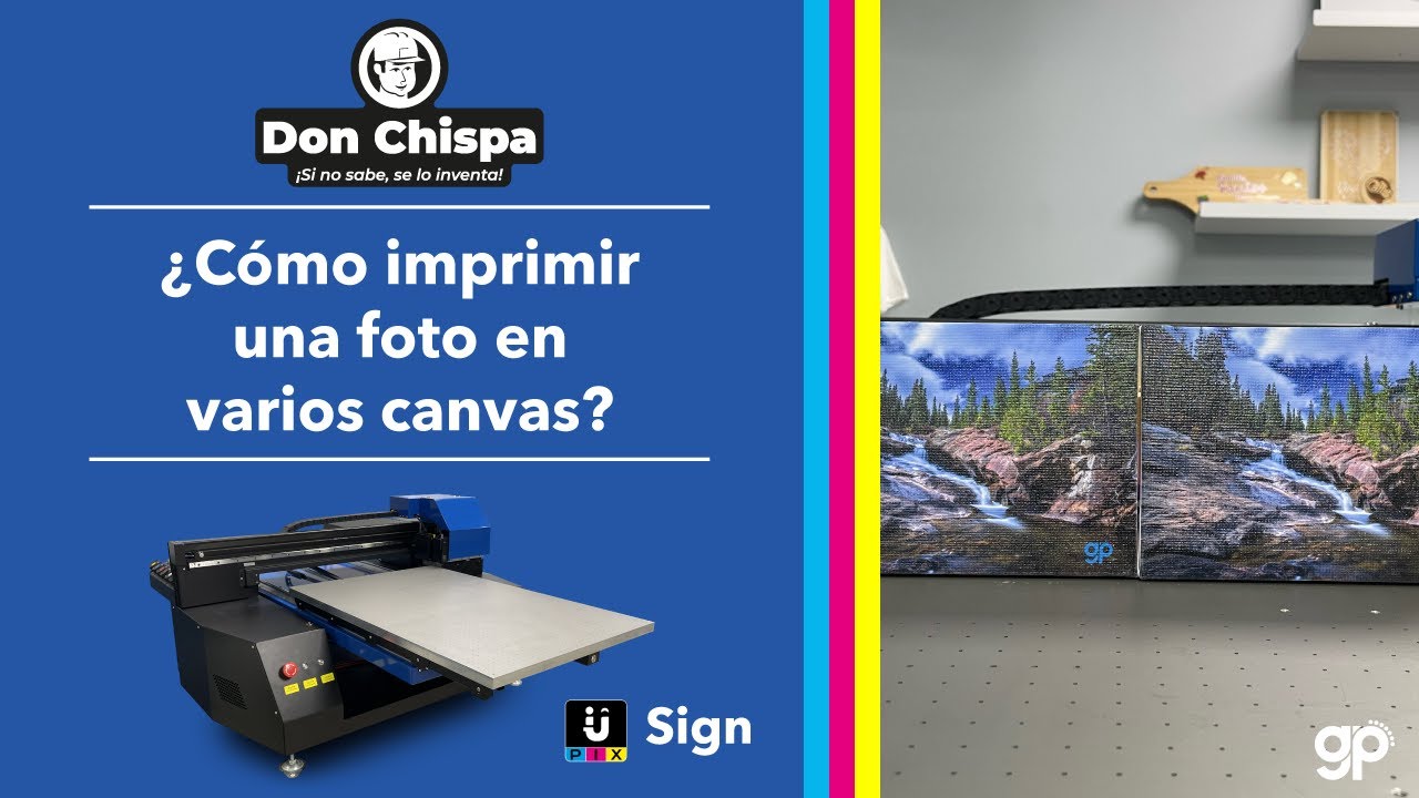 ¿Cómo imprimir en varios Canvas? - YouTube