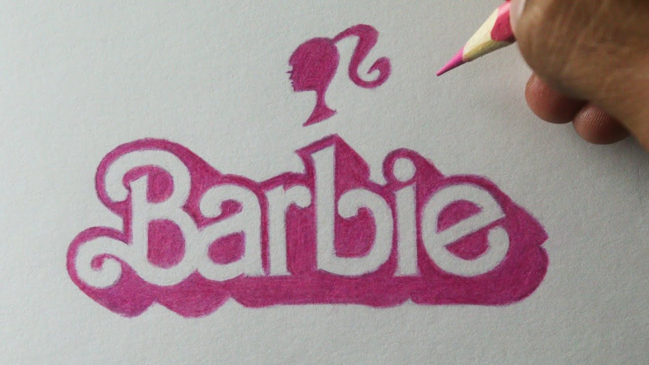 Como desenhar o Logo da Barbie - YouTube