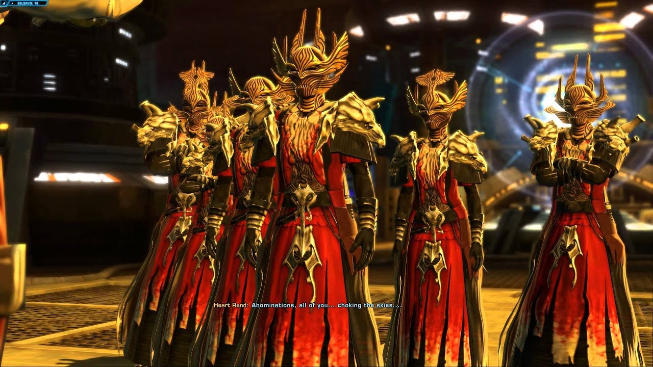 SWTOR - Darth Vilous releases the Dread Masters - YouTube