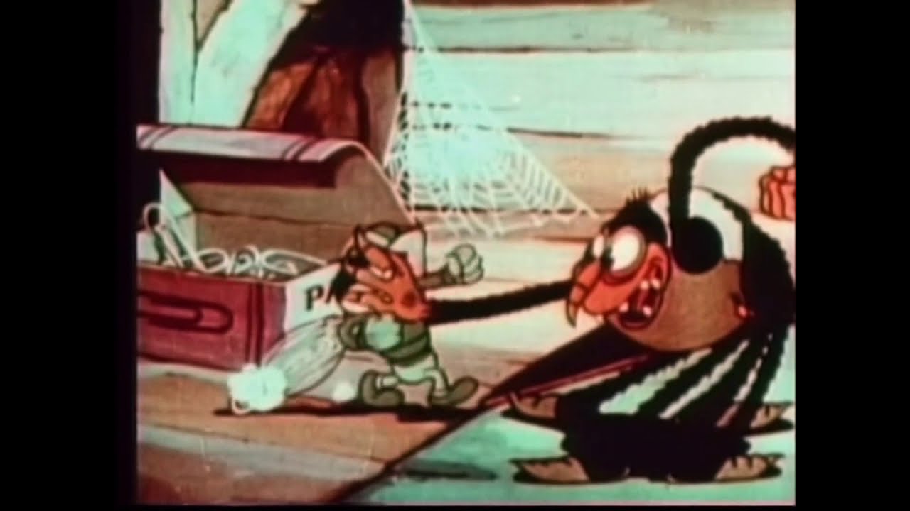 The Cobweb Hotel (1936) Color Classic Cartoon - YouTube