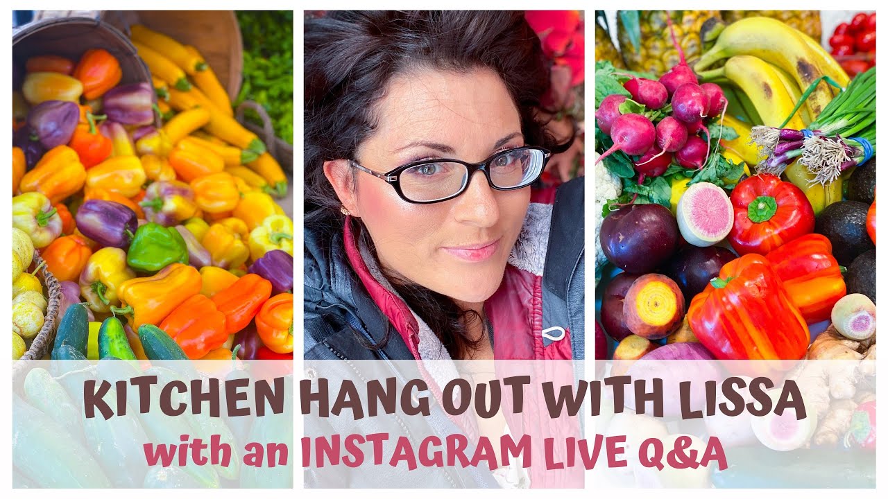 KITCHEN HANG OUT with LISSA • INSTAGRAM LIVE Q&A • RAW FOOD VEGAN - YouTube