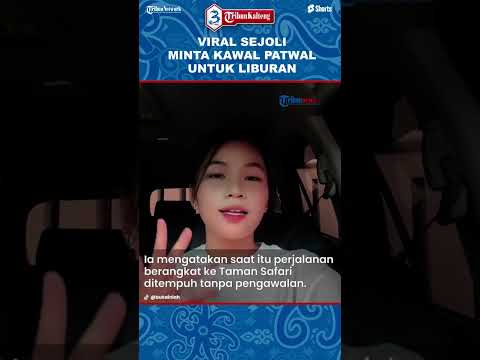 Klarifikasi Sejoli Yang Viral Karena Dikawal Patwal Pergi Berlibur #Sejoli #Viral #patwal