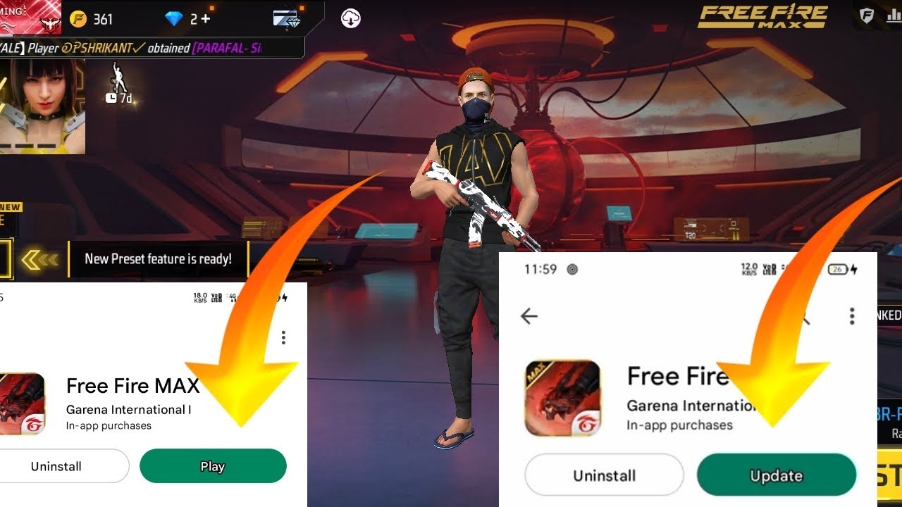FINALLY FREE FIRE OPEN HO GAYA | FREE FIRE MAX - YouTube