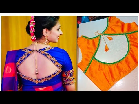 Boat neck back design 💛|full cutting and stitching| - YouTube