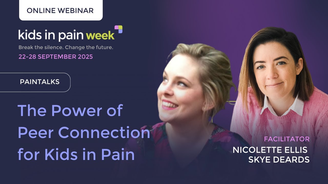 Paintalks: The Power of Peer Connection for Kids in Pain - YouTube